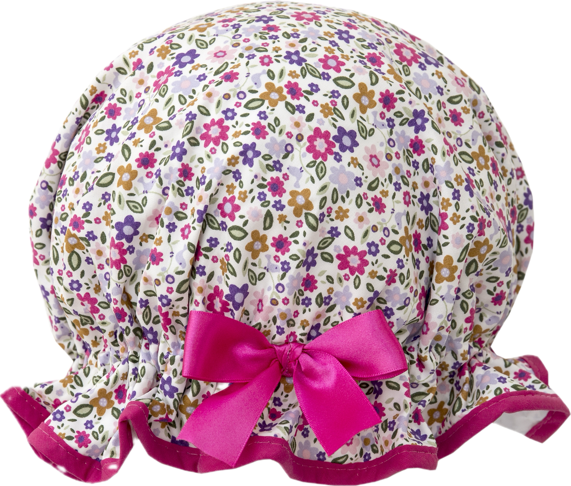 Confetti Flowers Shower Cap - Women's Pretty Vintage Waterproof Bath ...