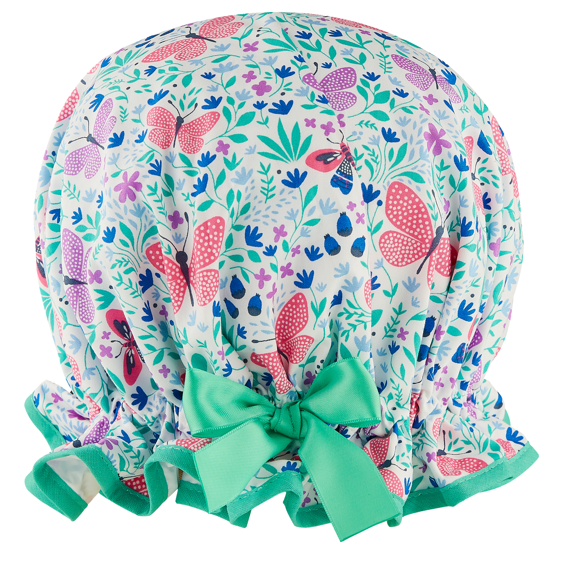 Flutterby Bath Hat - Pretty Designer Waterproof Shower Cap - Made in UK ...