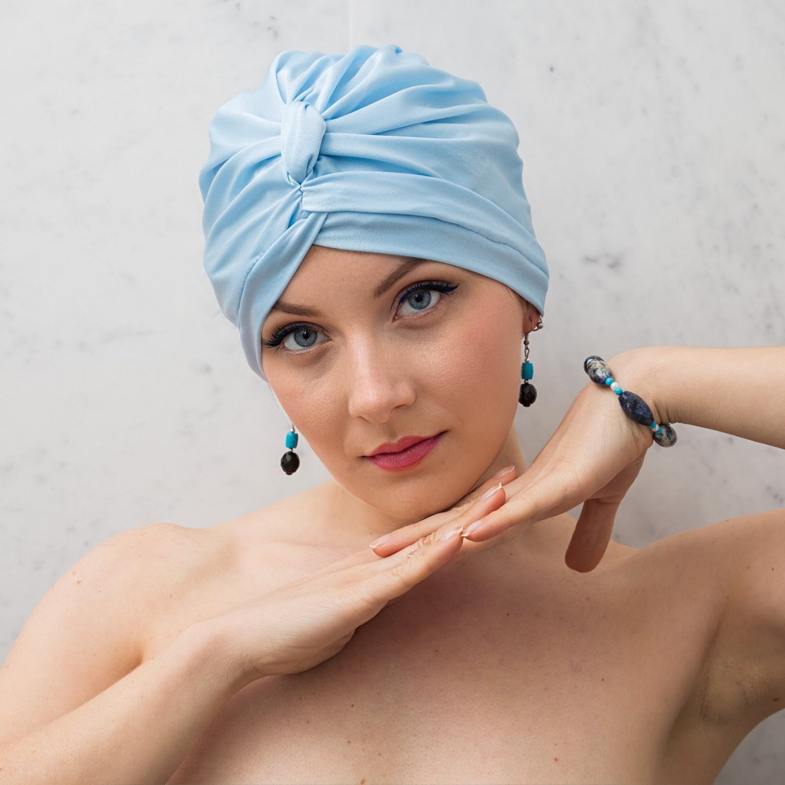 Shower turban store