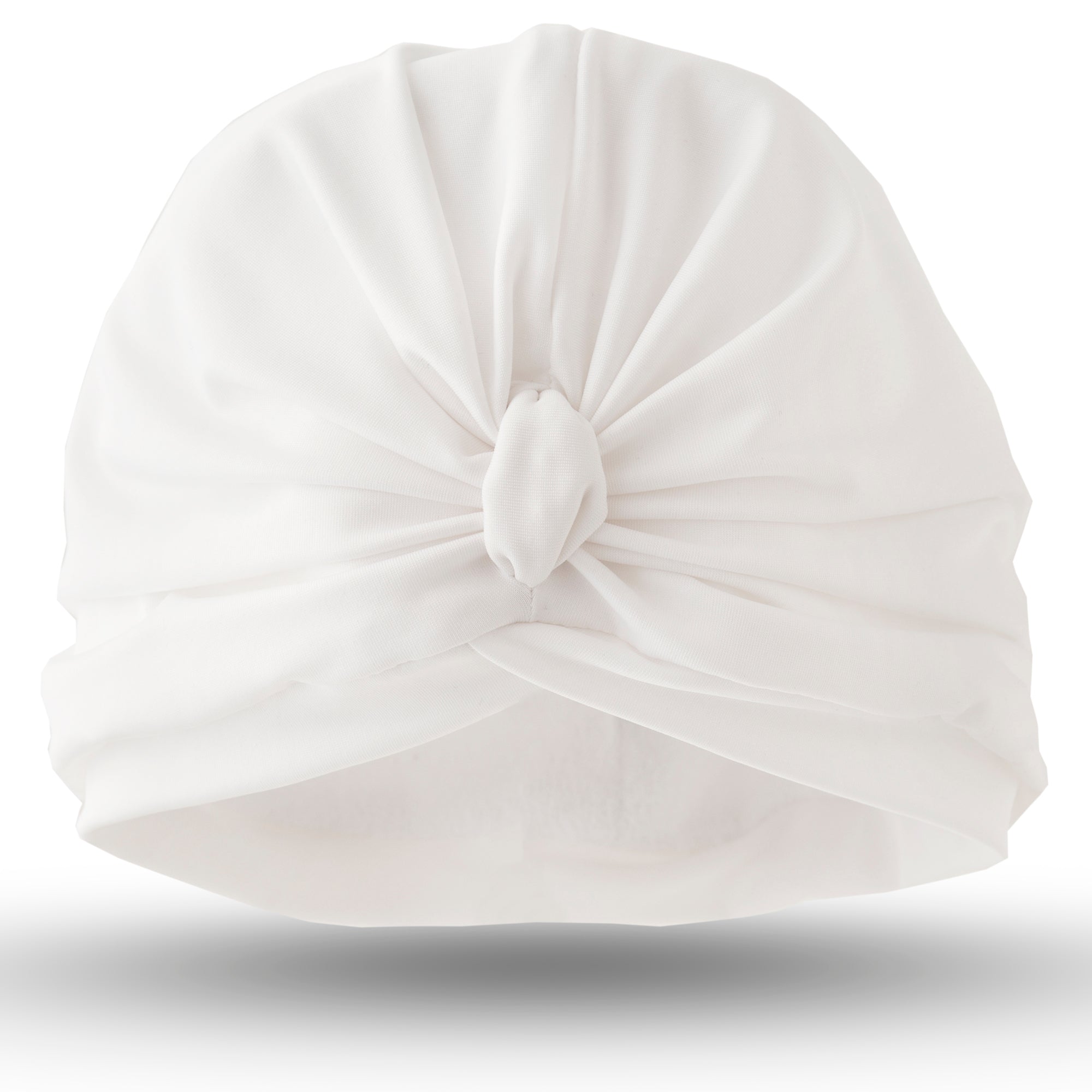 Large White Stretch Lycra Drying Turban For Women - Lightweight Hair ...